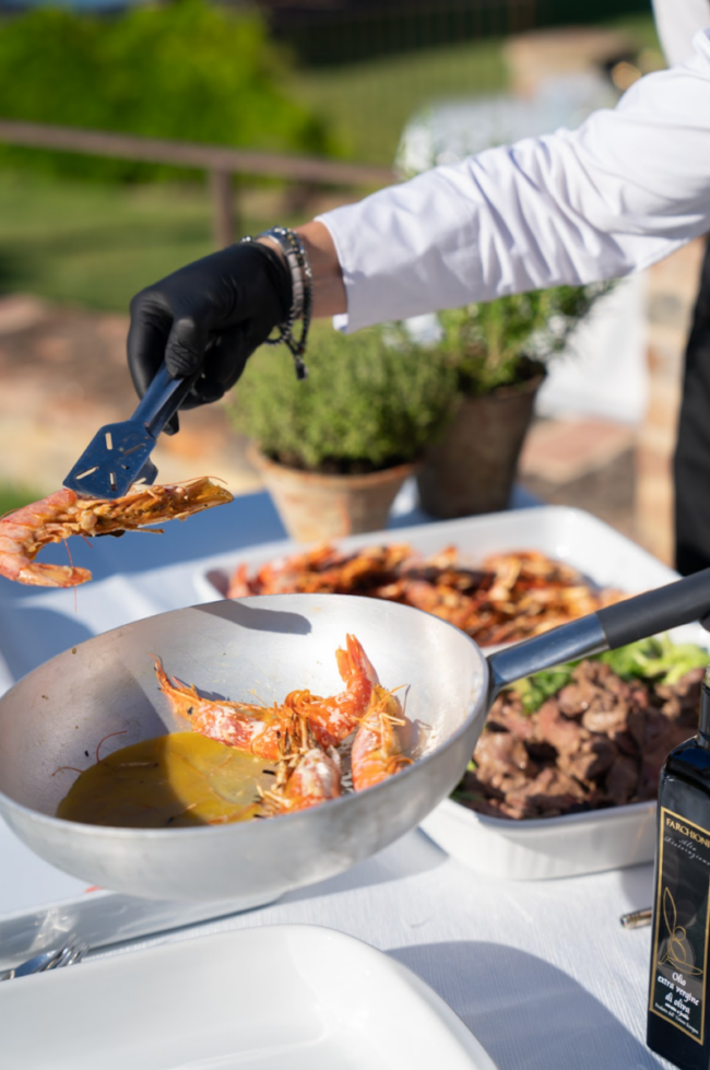 Italian menu for wedding: Borgo San Pietro Aquaeortus proposal